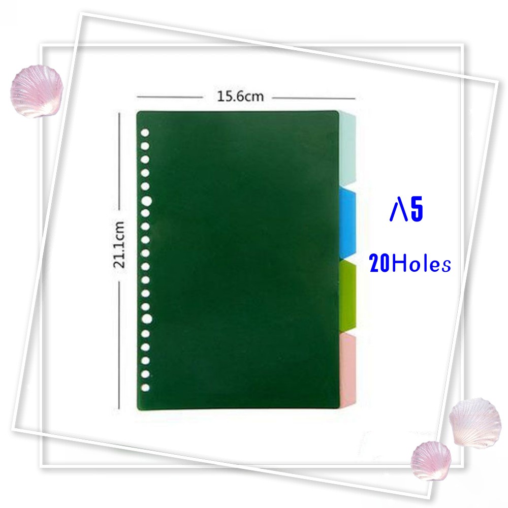 Color separation page set binder separates pages A5/B5 Separate pages ...