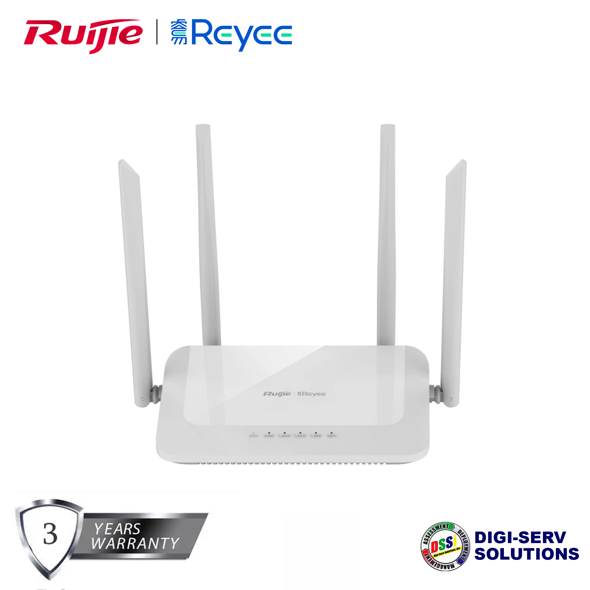 Ruijie Reyee RG-EW1200 Dual-Band Wireless Router (Enhanced Edition), Wi ...
