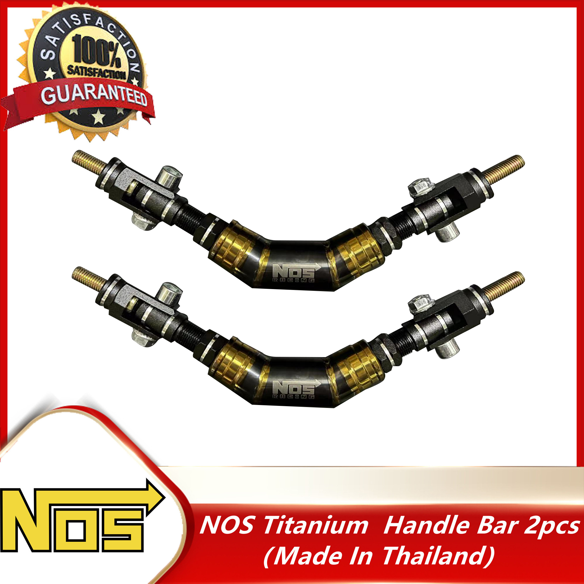 Universal (2pcs) NOS Grab Handle Bar Titanium Black | Lazada PH