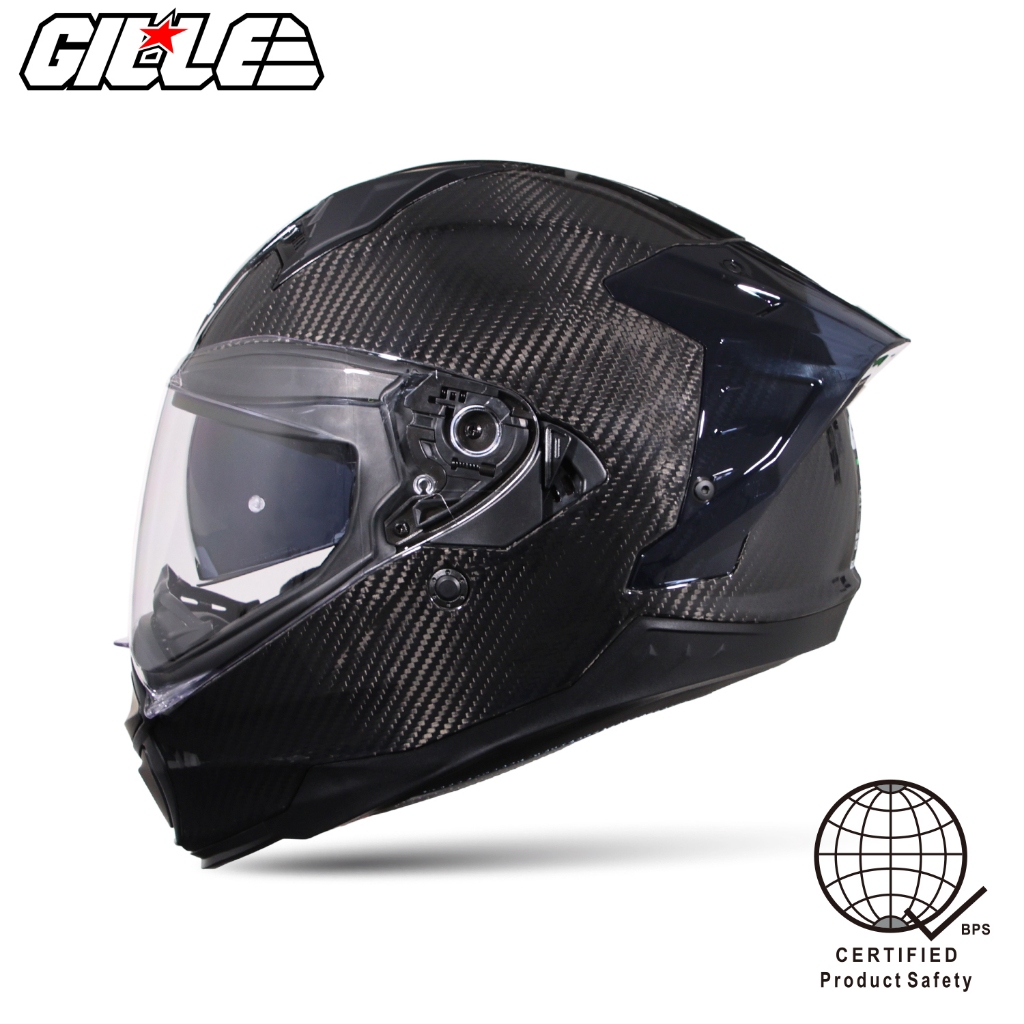 GILLE 873 Celeste Snake , Forged and 3K Carbon Full Face Motorcycle ...