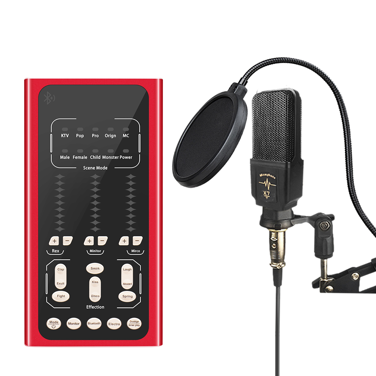 WEITI S3 MINI Sound Card Portable Wireless Handheld Soundcard With ...