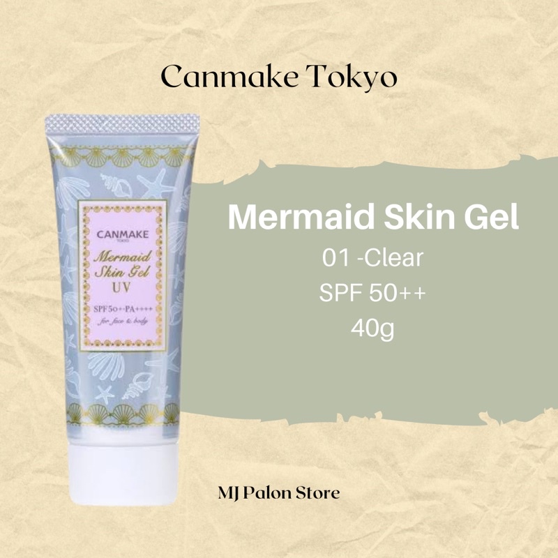 .=bCANMAKE TOKYO Mermaid skin Gel UV sunscreen SPF50 40g | Lazada PH
