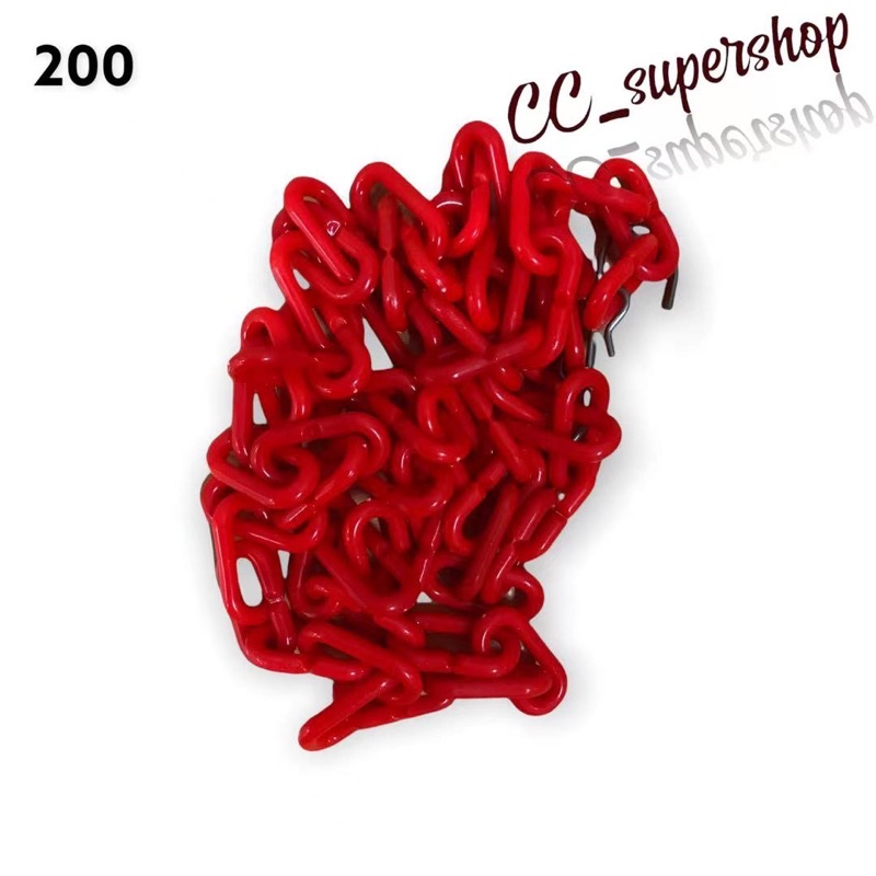 CC Heavy Duty Plastic Clothes Hanger Chain Rope Est. 8FT Long 200 ...