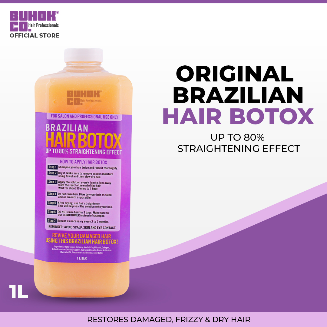 Buhok Co. 1 Liter Brazilian Hair Botox Hair Treatment for Professional ...