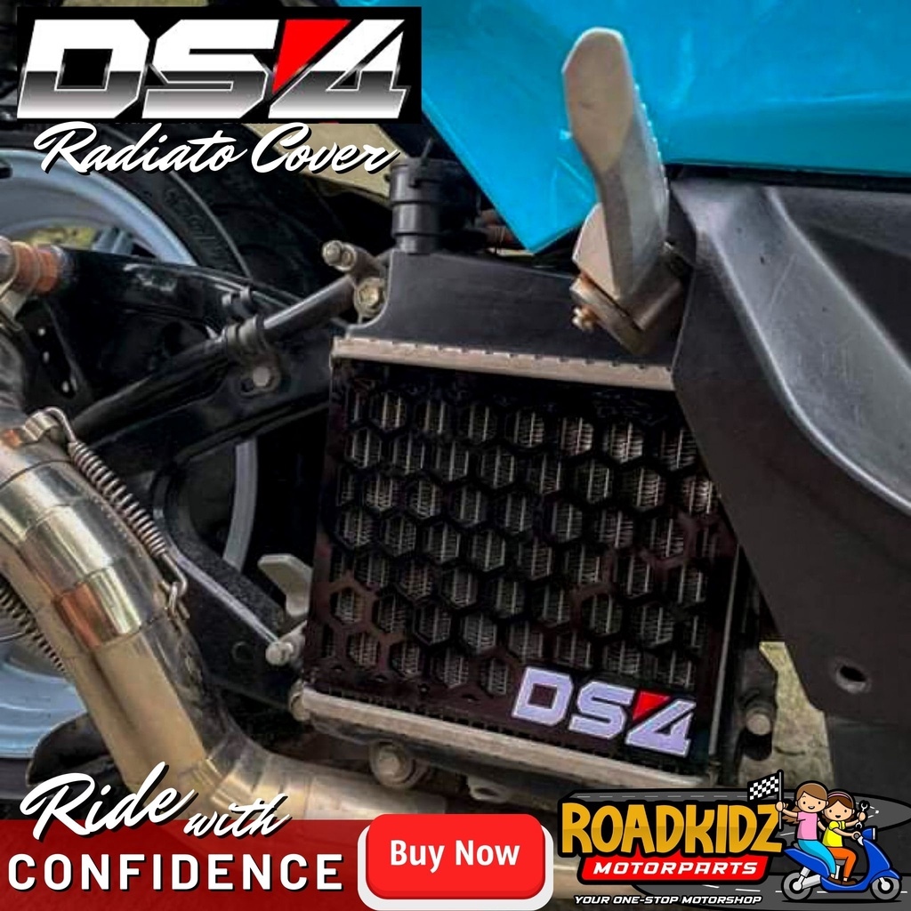 DS4 RADIATOR COVER THICK NMAX/AEROX/MXI/CLICK/PCX/ADV Motorcycle spare ...