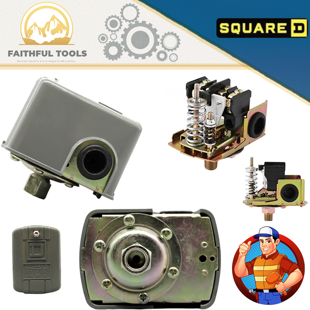 US Square D Pressure Switch Heavy-Duty Water Pump Switch / Tank Switch ...