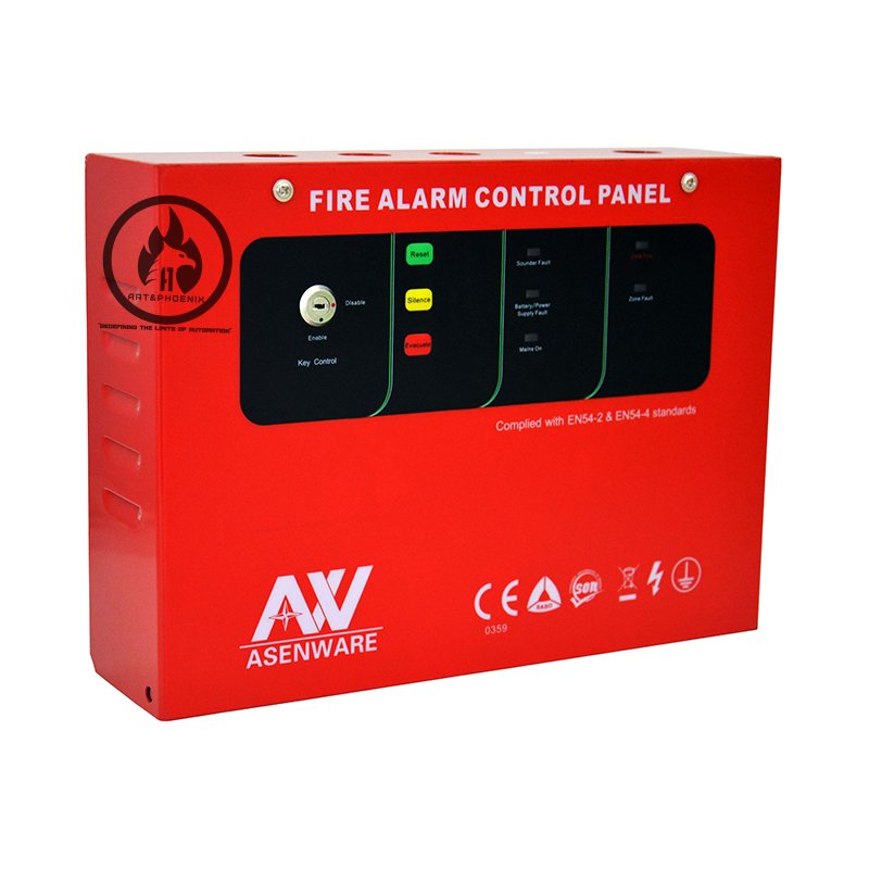 ASENWARE Conventional Fire Alarm Control Panel (1 Zone) AW-CFP166-1 ...