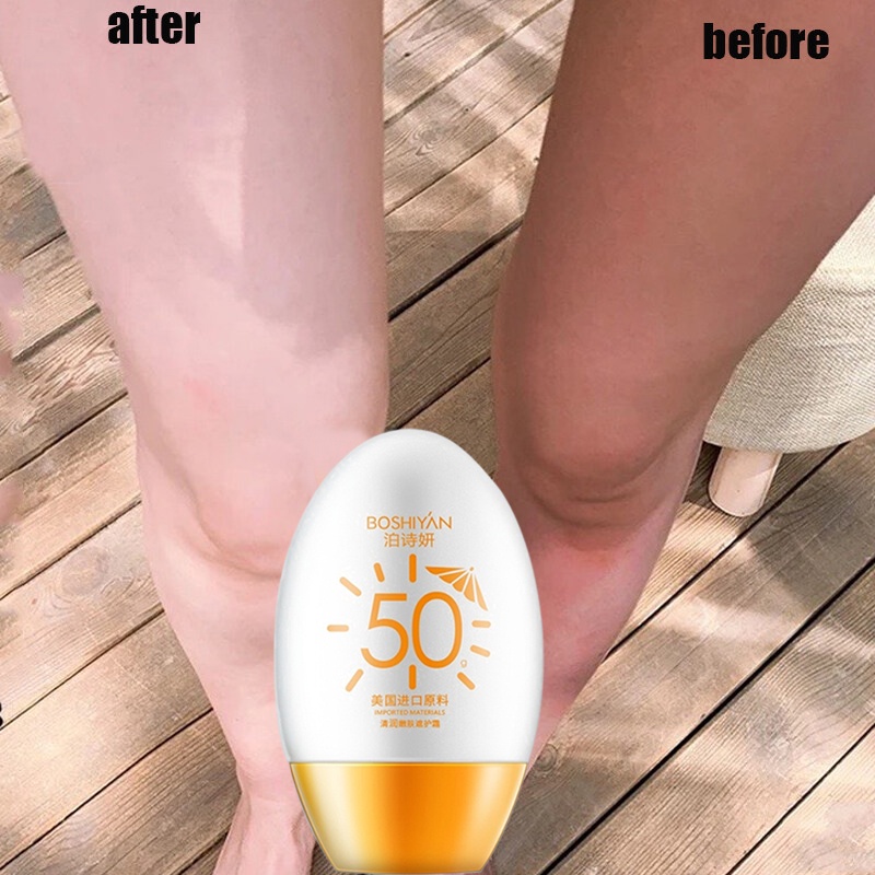 BOSHIYAN Sunscreen for Face SPF50+ PA+++ Waterproof Long Lasting ...