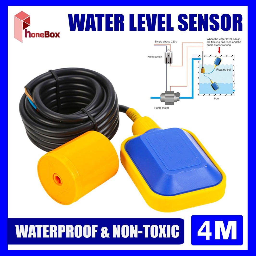 2M Cable Type Float Switch Liquid Fluid Water Level Controller Sensor ...