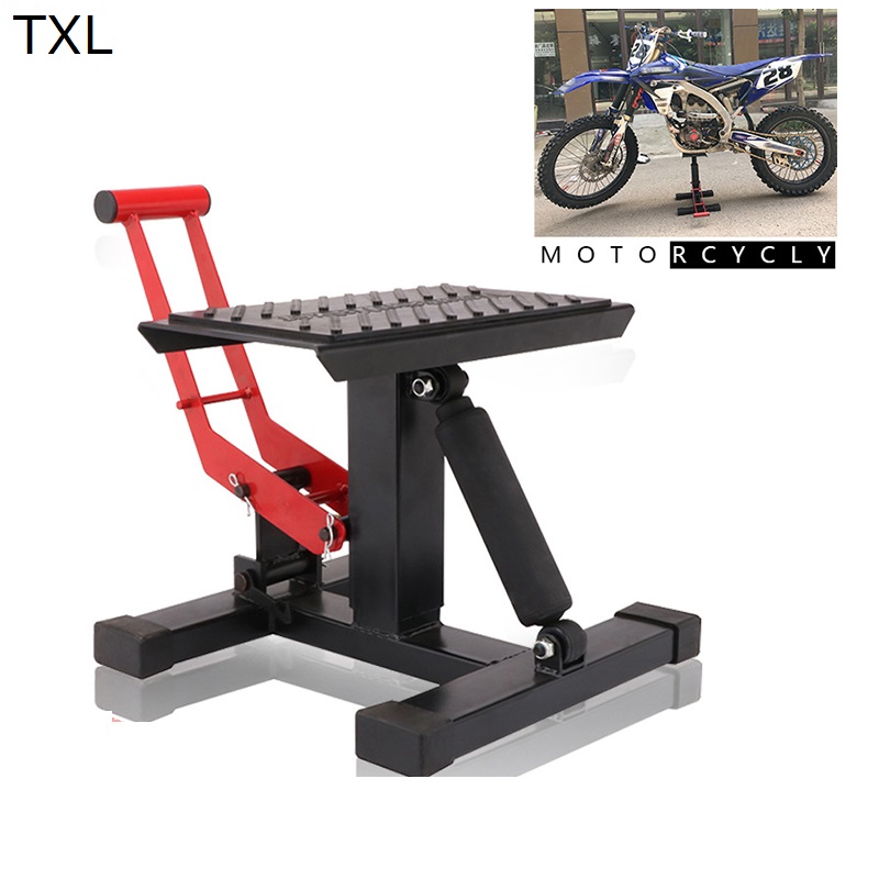 TXL Universal Hydraulic Racing Motorcycle Repair Lift Stand Stool Seat ...