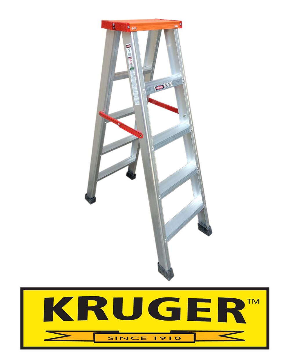 Kruger A-Type Aluminum Ladder, A-12105L (2x5 Steps) | Lazada PH