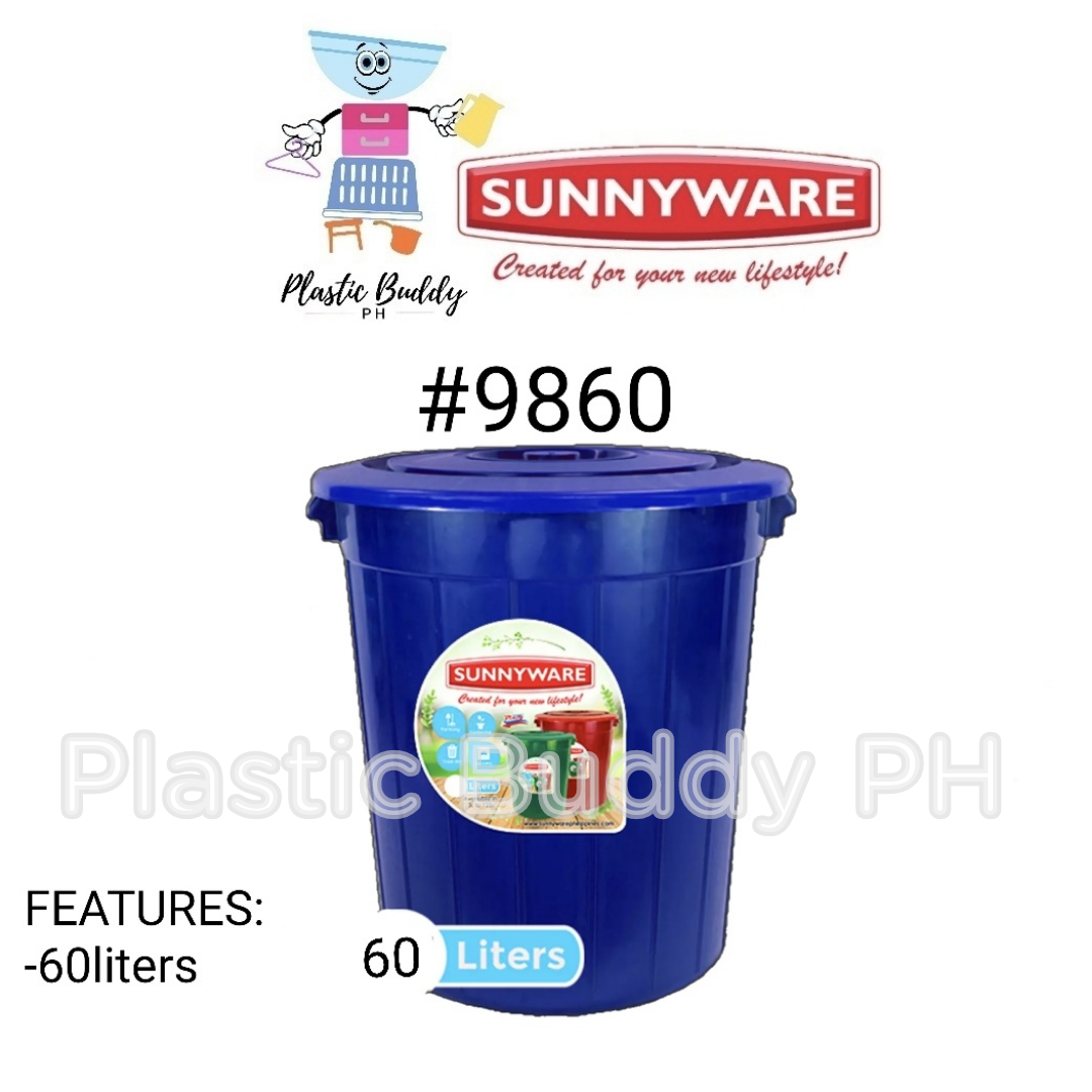 60L Drum Water Container w/ Cover Deluxe 80L Water Container w/ Cover ...