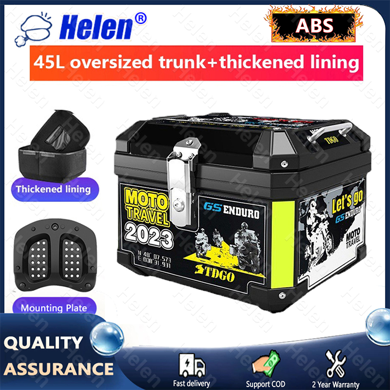 🔥50years without damage🔥Alloy box large capacity motorcycle Motorcycle ...