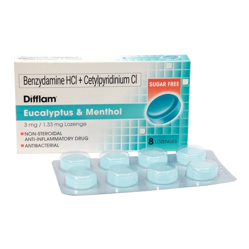 BEST SALE!﹉ DIFFLAM Eucalyptus And Menthol Lozenge 8s | Lazada PH
