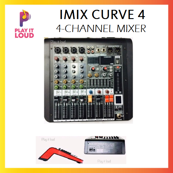 IMIX CURVE 4 MIXER (4 channel) | Lazada PH