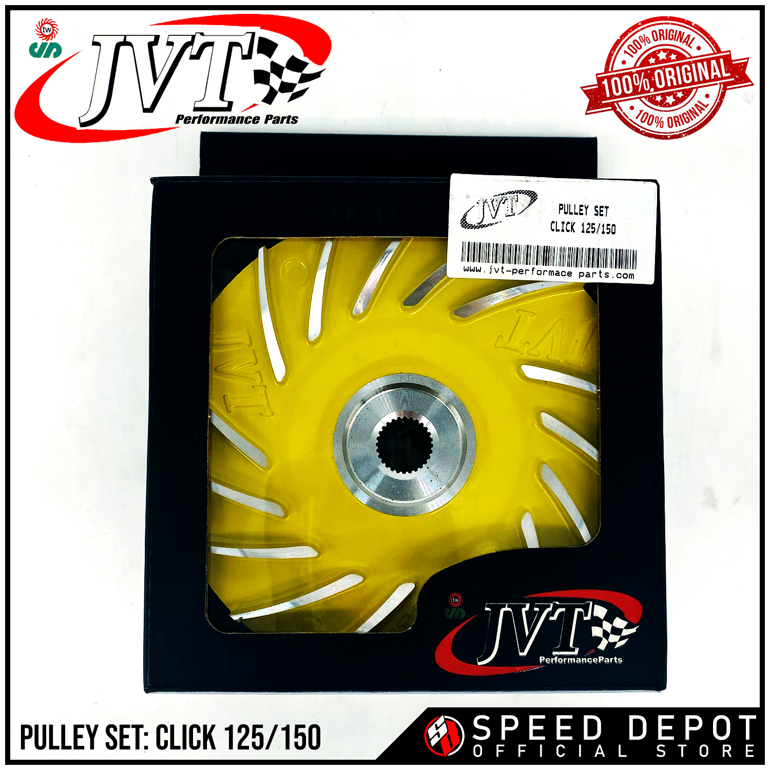 JVT PULLEY SET: Honda Click 125/150 * Speed Depot | Lazada PH