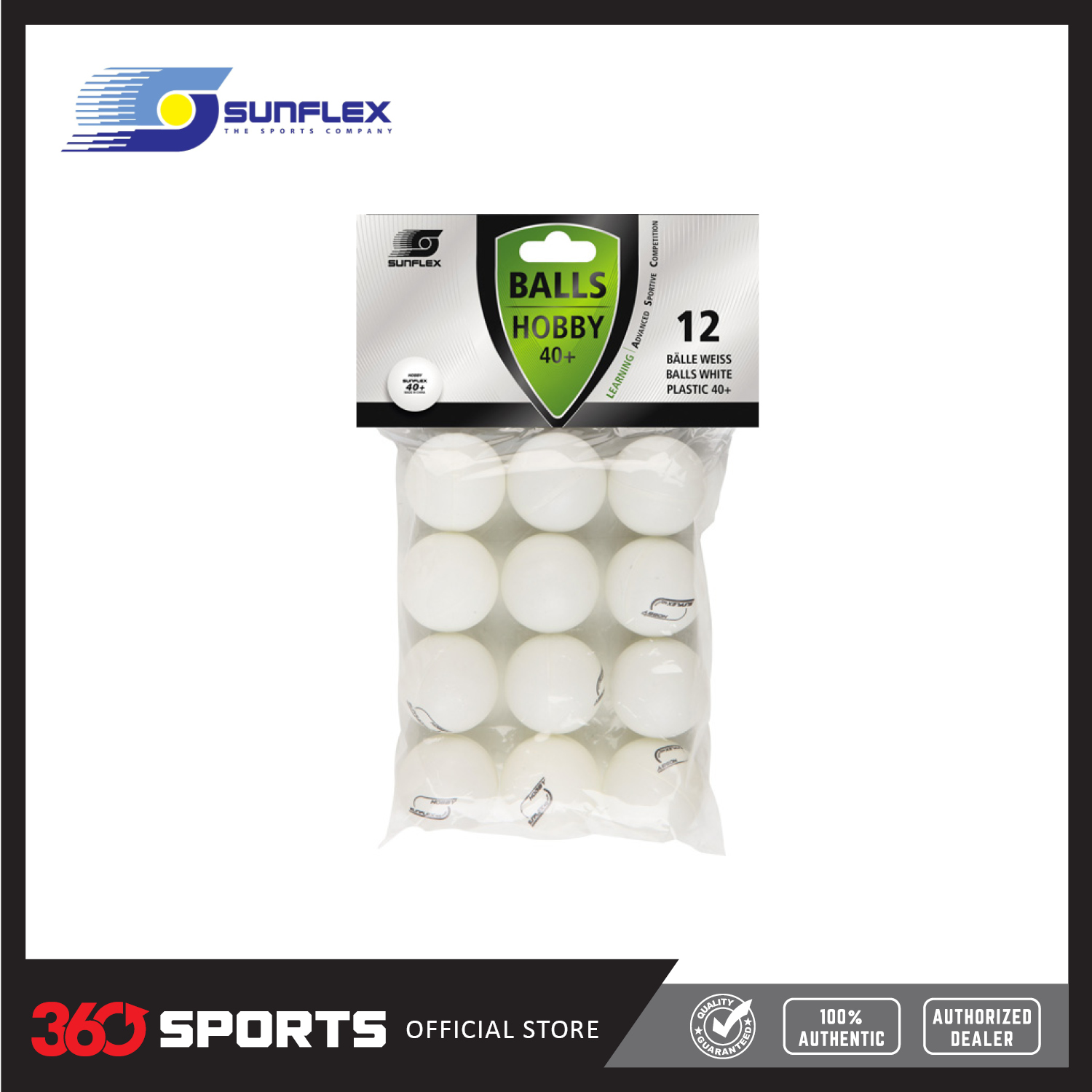 Sunflex Hobby Table Tennis Balls - 12 pcs. | Lazada PH