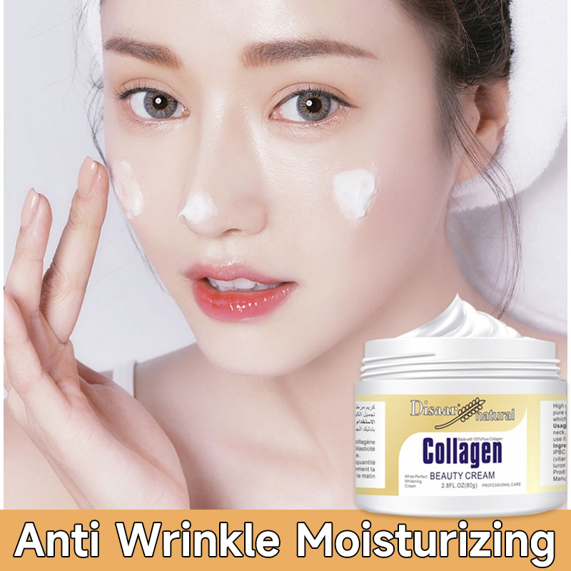 DISAAR Collagen Face Cream 80g Lighten Dark Spots Repair Damaged Skin ...