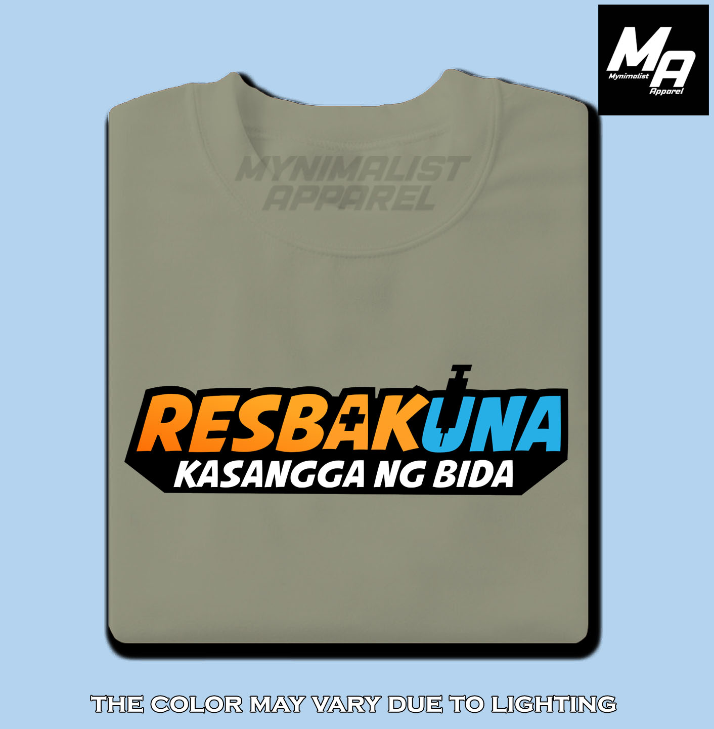 Resbakuna Kasangga Ng Bida Colored TSHIRT AND ADULT (UNISEX ...