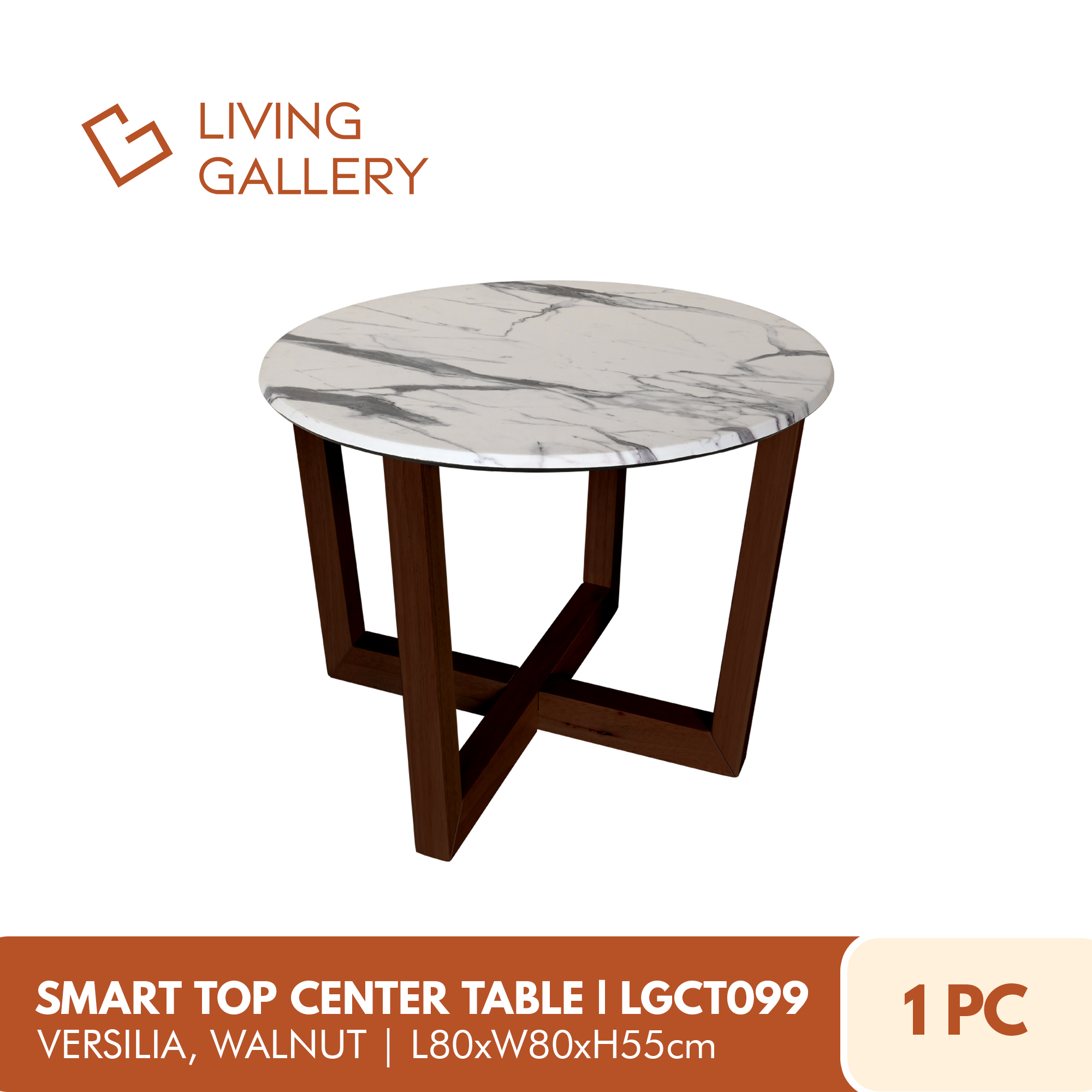 Living Gallery Smart Top Center Table | Stylish & Modern Design | Easy ...
