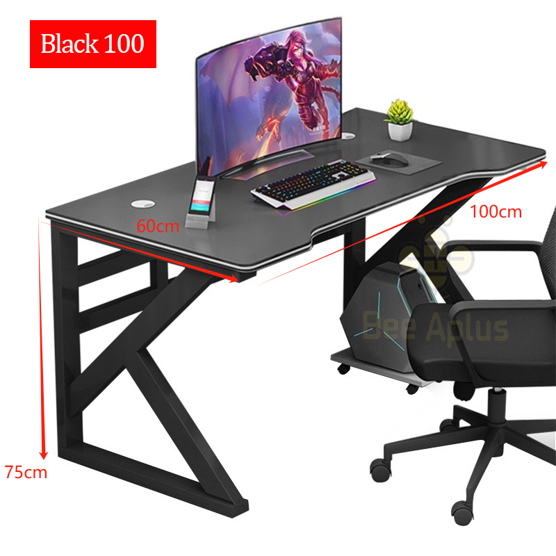 Gaming table 100/120 cm computer set desk gaming desk table for computer study table Office ...