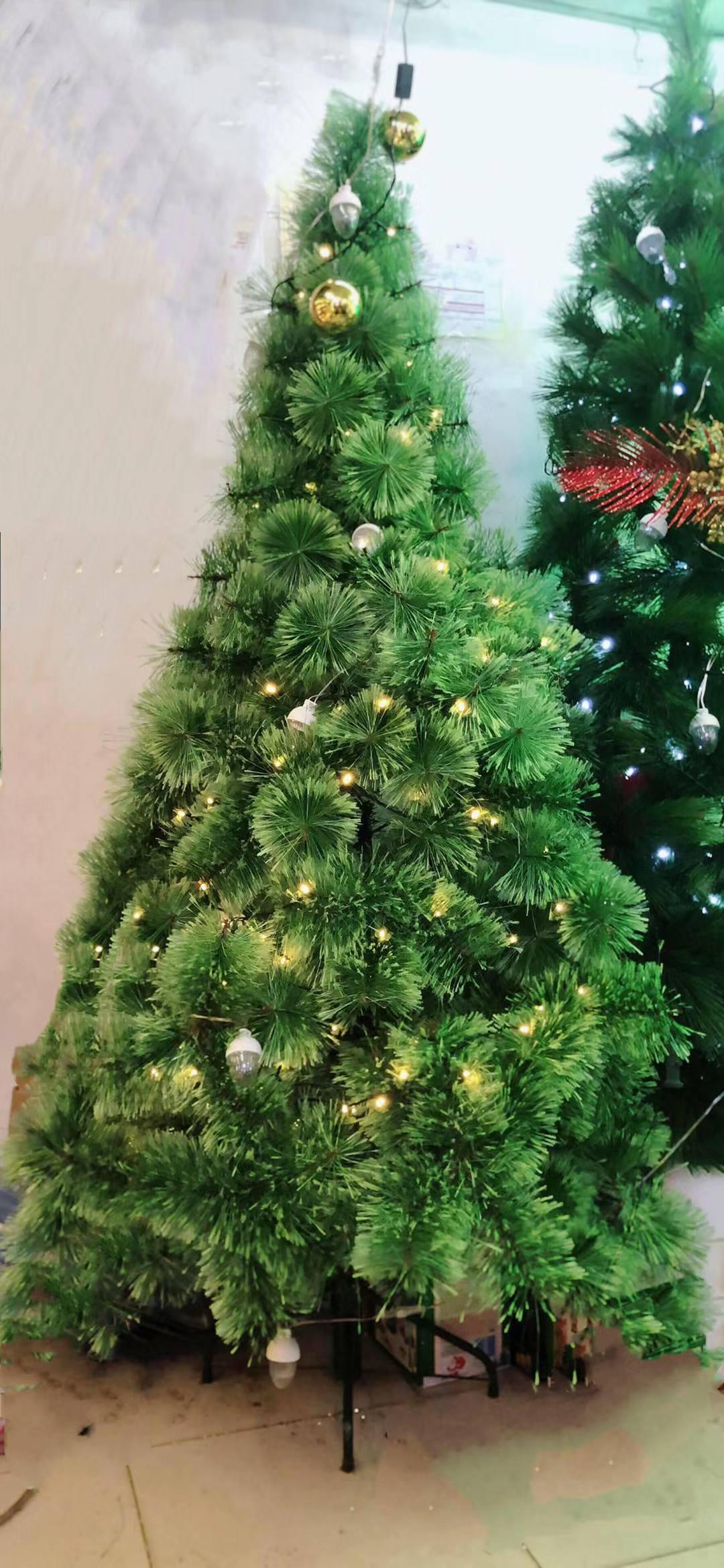 BUYYU 210cm -7ft Class A Hight Quality Sugar Pine Christmas Tree Hook ...