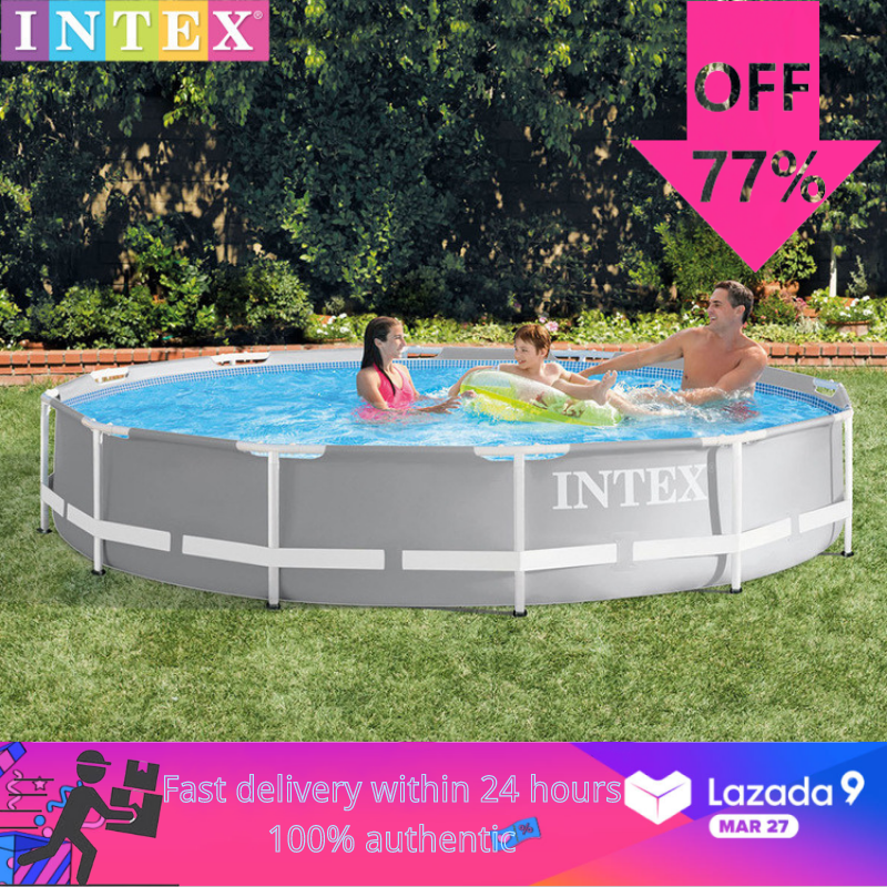 INTEX Swimming Pool Adult Scaffolding Swimming Pool Family Swimming ...