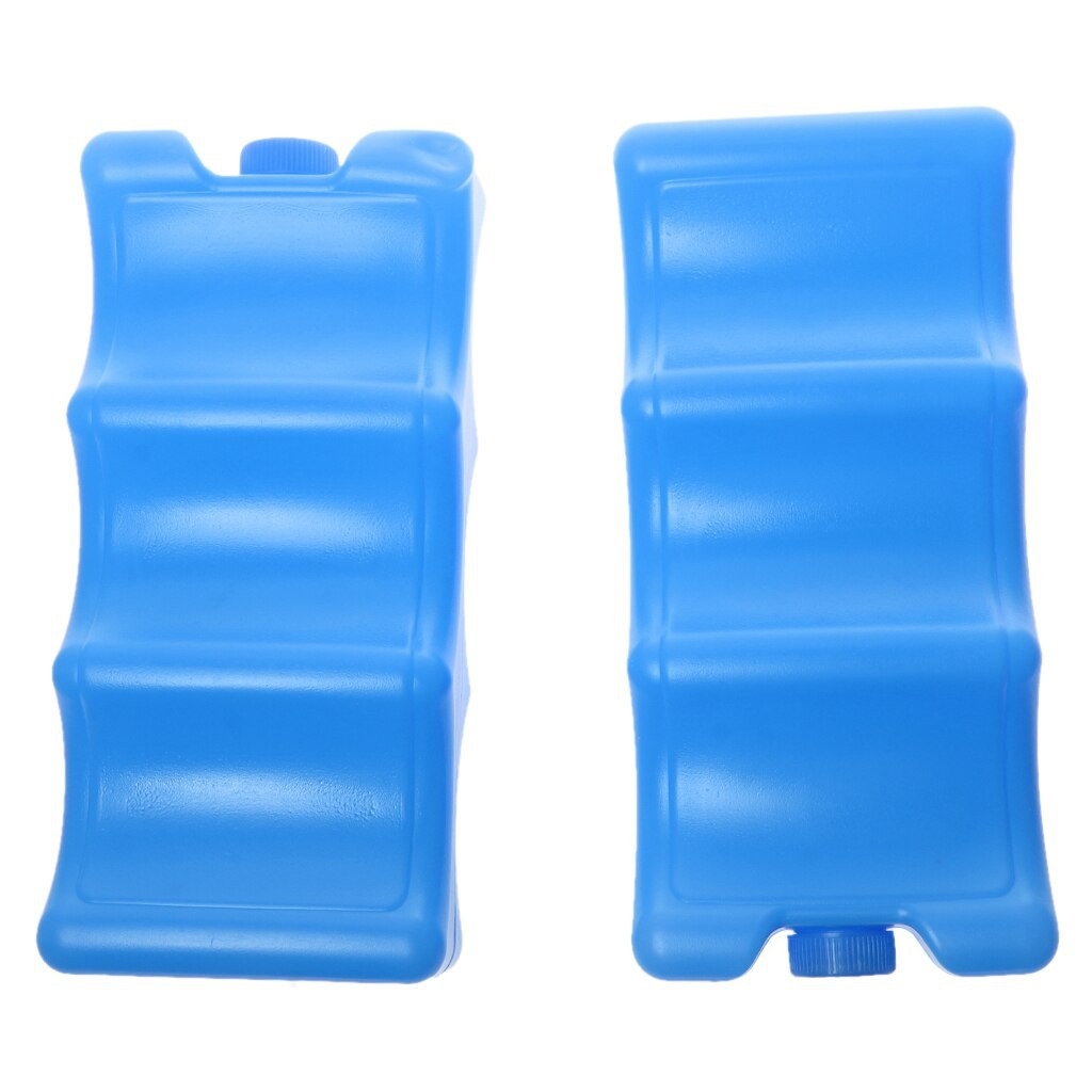 2Pcs 600ML Reusable Ice Packs Breastmilk Storage Baby Care Cooler Bag ...