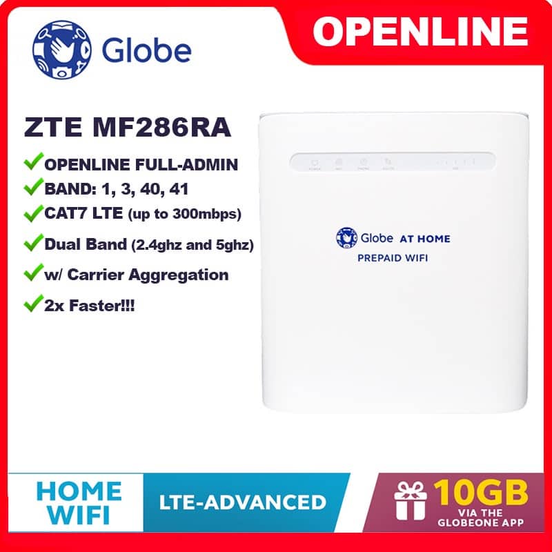 (CAT 7 / LTE-A / 5G READY - MODEL: ZTE MF286RA) OPENLINE (UNLIRESET ...