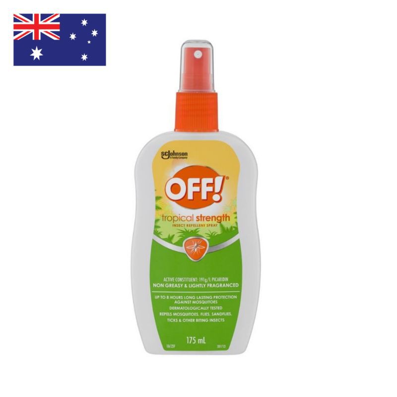 Off Tropical Strength Insect Repellent Spray 175ml from Australia ...