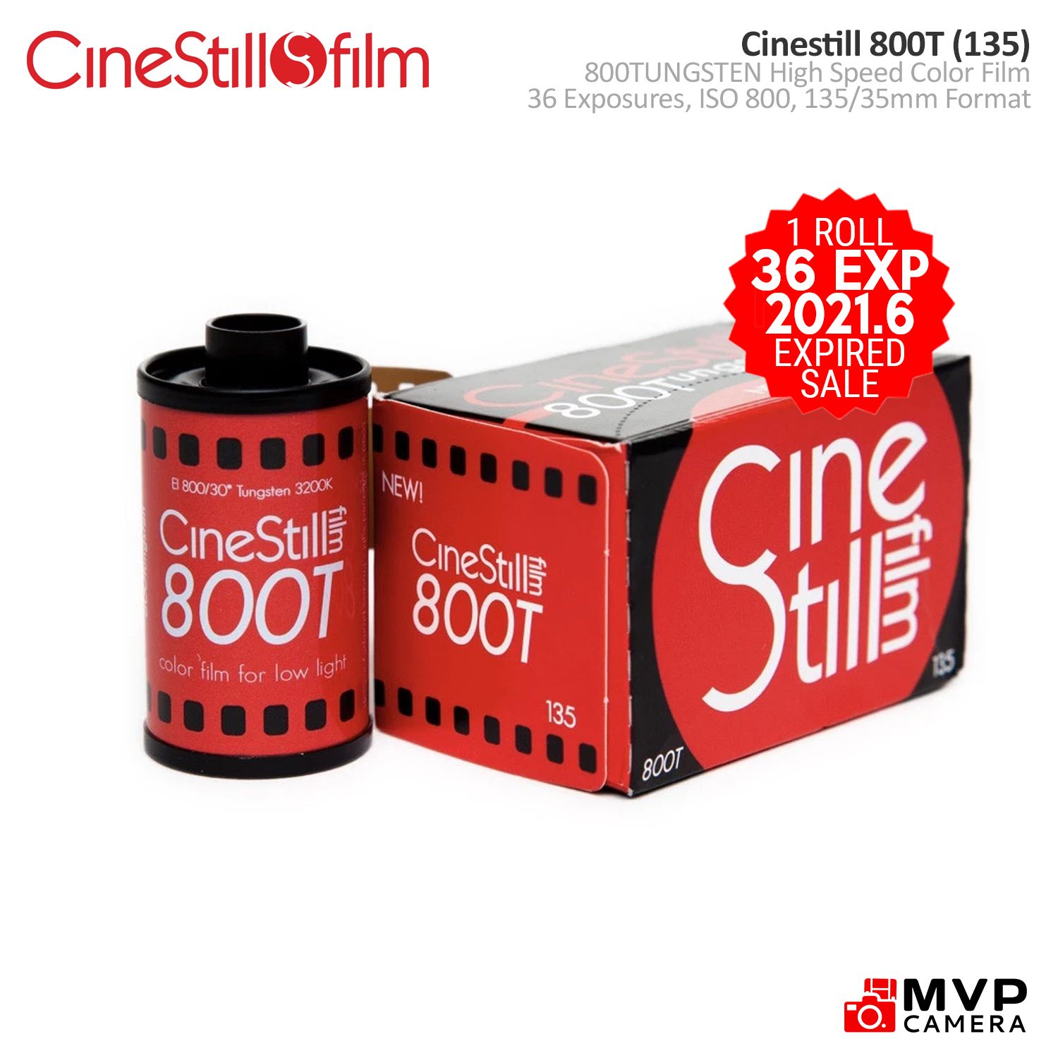 Cinestill 800T 800 Tungsten High Speed Color Negative Film 35mm 135 36 ...