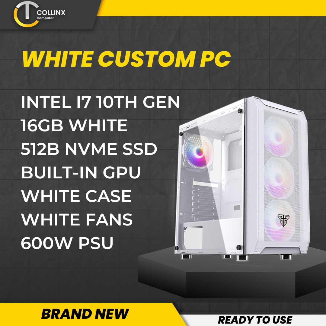 [ WHITE PC BUILD N ] INTEL CORE I7 10TH GEN CPU Desktop Package with ...