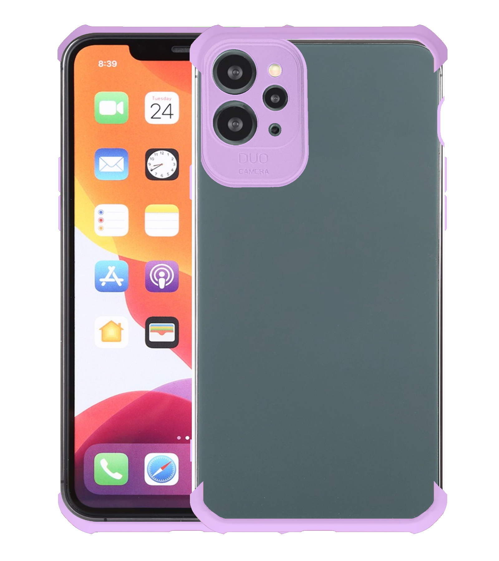 iPhone 11 Pro Crystal Soft Shockproof Case (Purple) | Lazada PH