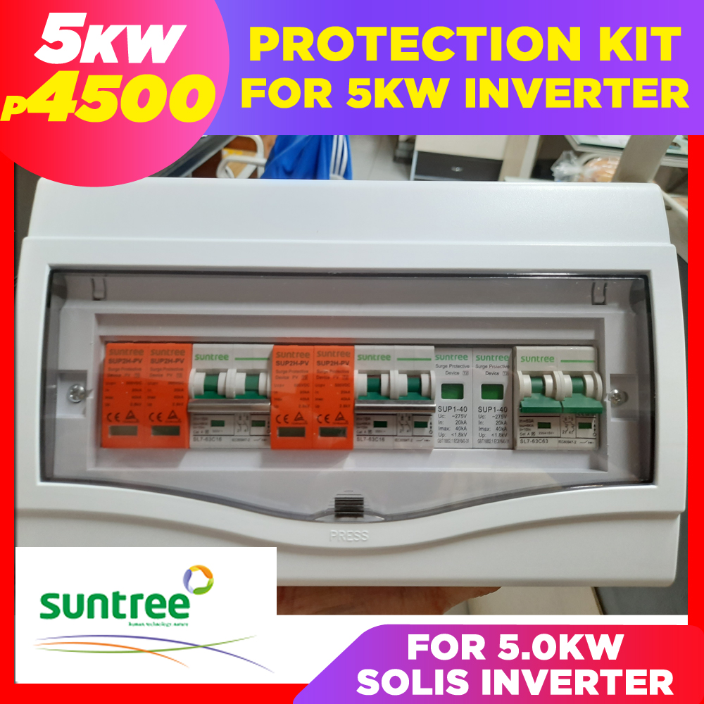 Suntree DC Breaker DC SPD Surge Protection Device Kit for 5kw inverter ...