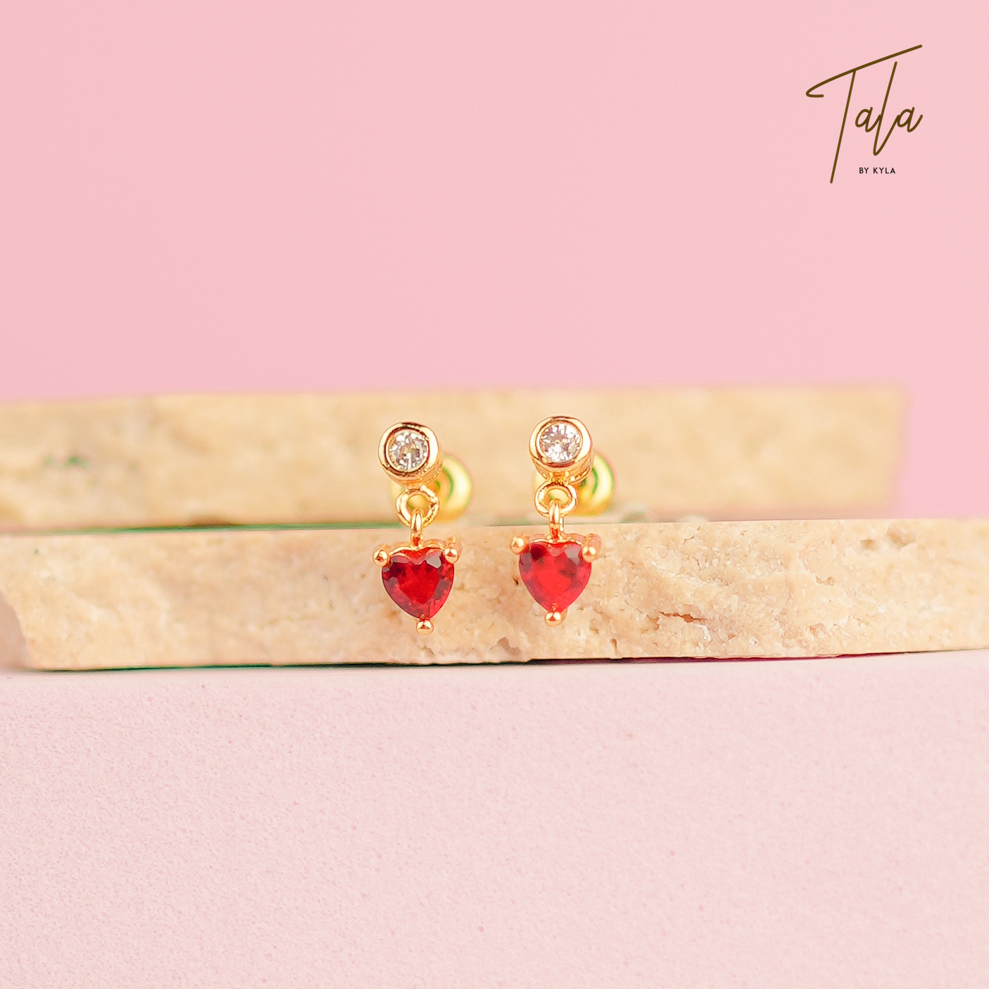 TALA By Kyla Basic Earrings Copper Collection with Tala Card Packaging ...