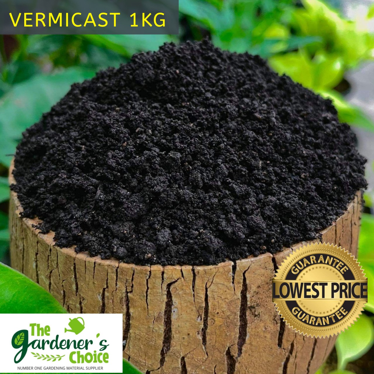 Gardeners Choice Vermicast (1 Kg ) / Vermicompost / Organic Fertilizer ...