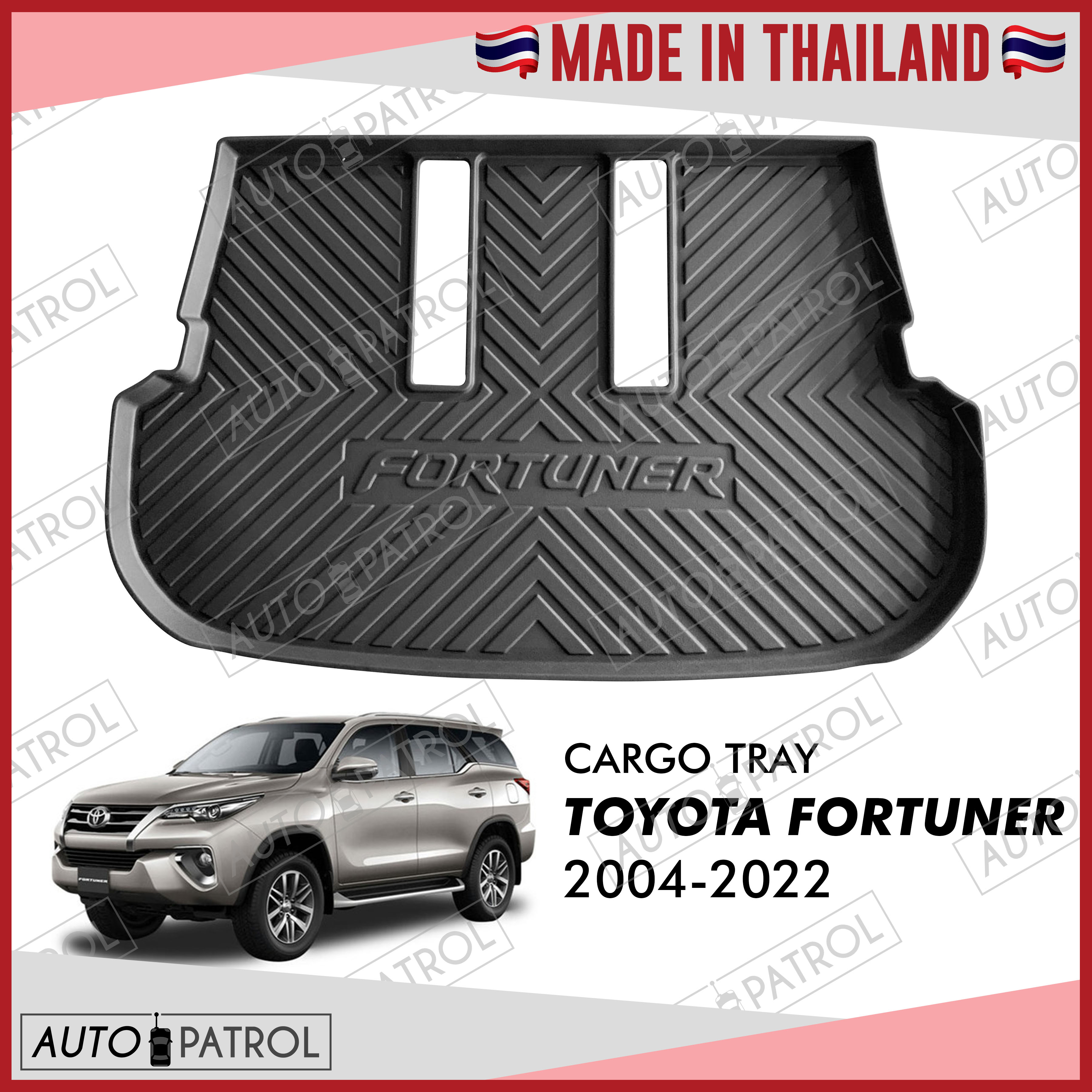 Toyota Fortuner 2004-2022 Trunk Mat Cargo Tray V1 / V2 | Lazada PH