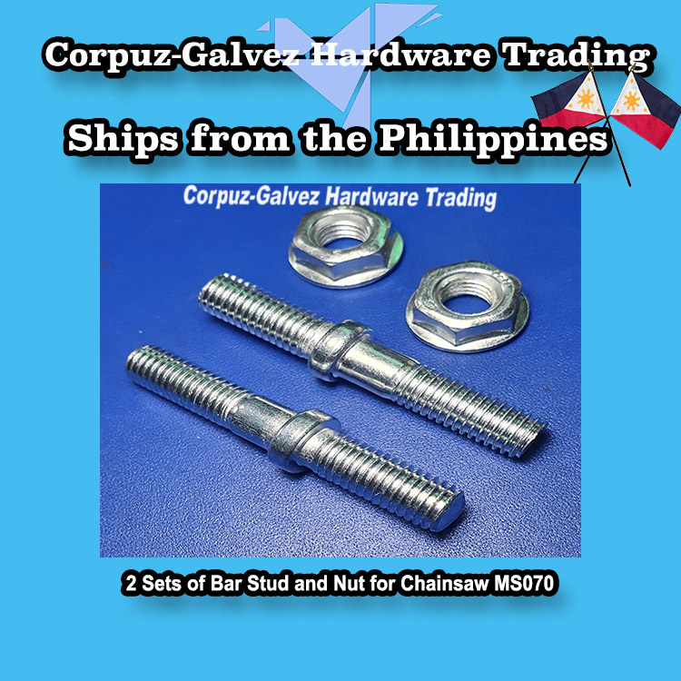 2 Sets of Bar Stud and Nut for Chainsaw MS070 | Lazada PH