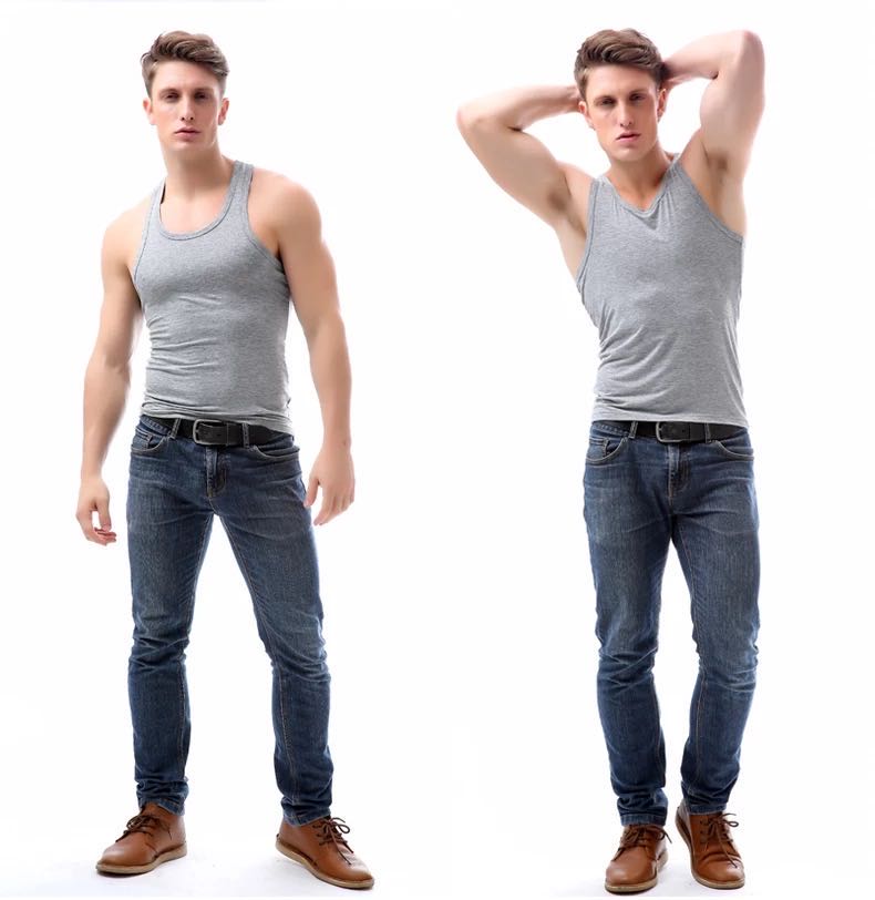 Blue Corner Men's Sando Comfort Wear Heather White for Adult | Lazada PH