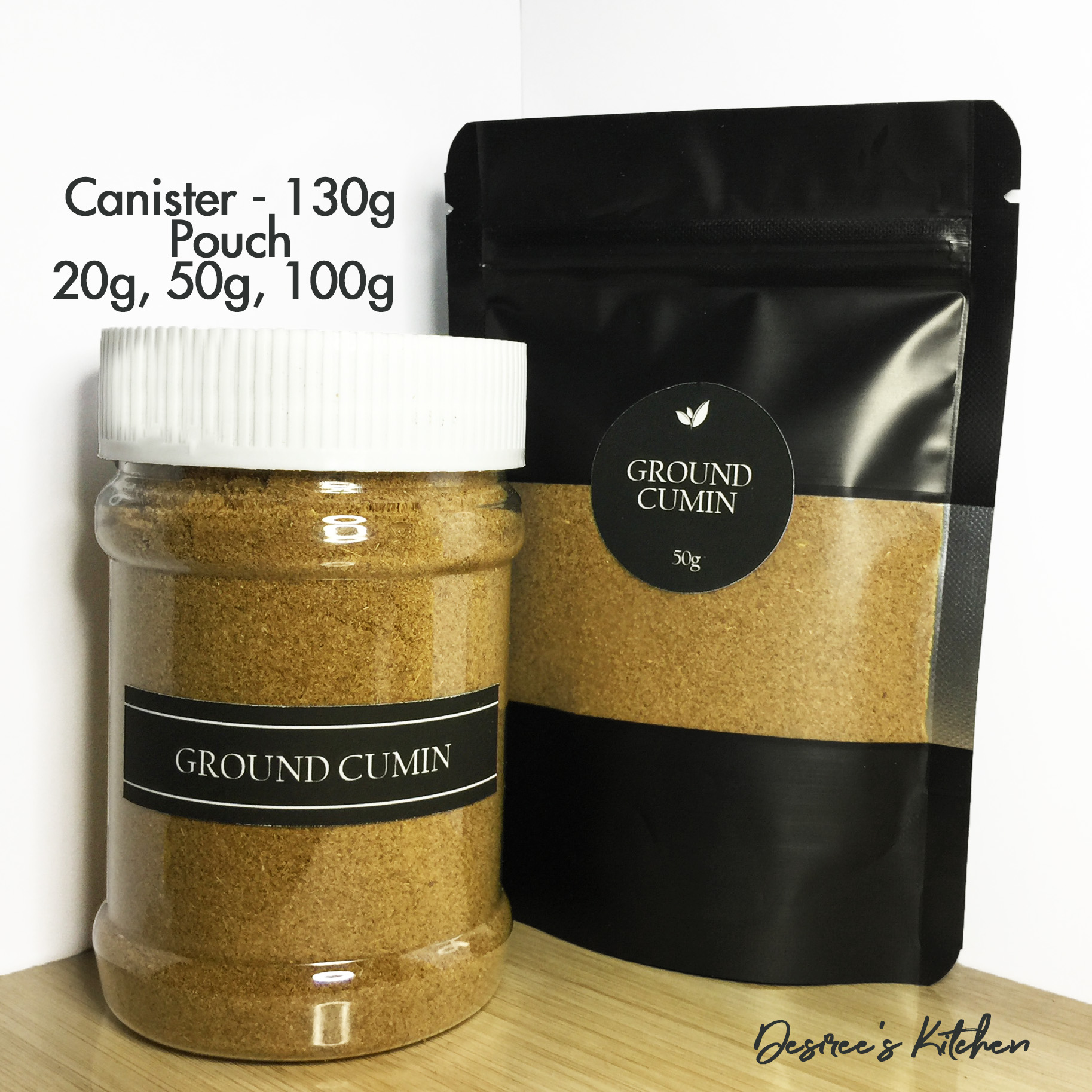 Ground Cumin - in Stackable Canister/Stand-Up Pouch - Premium Herbs and ...