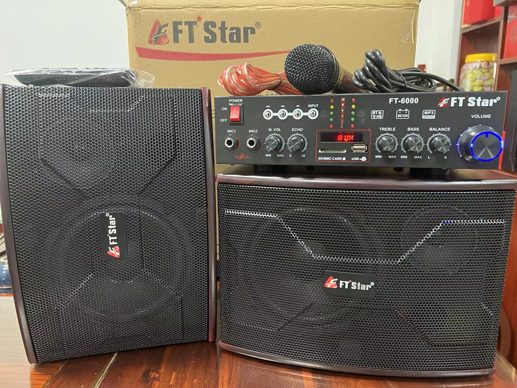 Megapro FT Star ft-6000 Micro Component System (Amplifier + Speakers ...