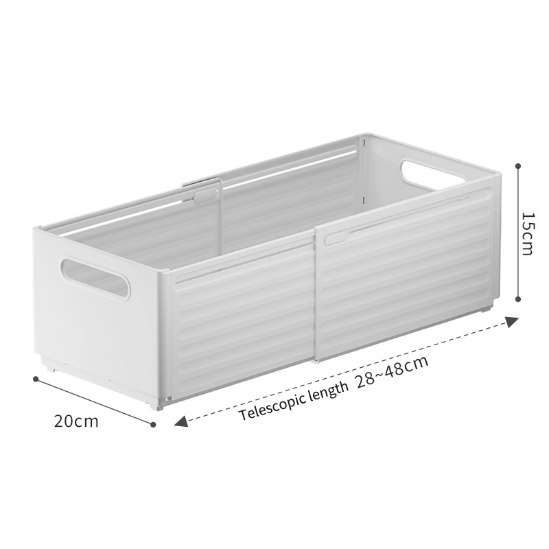 SOGO Retractable Storage Drawer Dividers Stacking Plastic Drawer ...