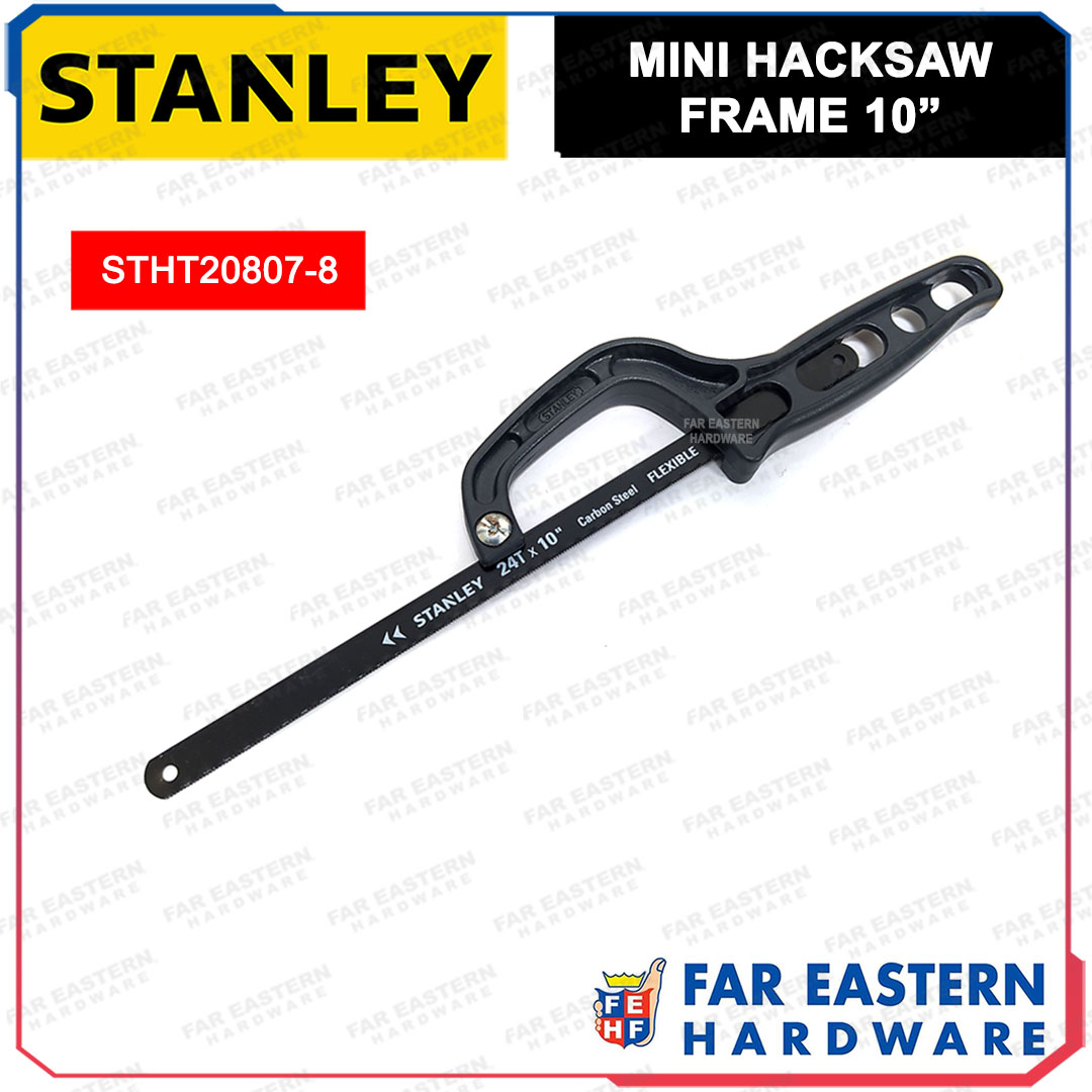 STANLEY Mini Hacksaw Frame w/ Blade Hack Saw 10" STHT20807-8 STHT ...