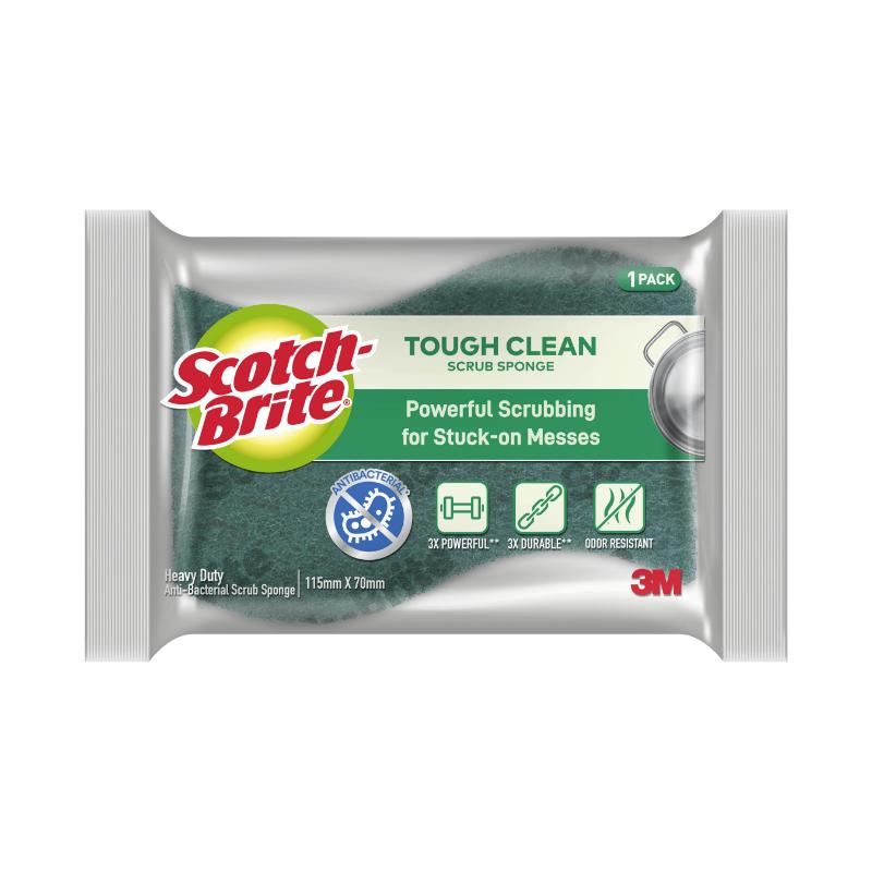 Scotch-Brite Heavy Duty Anti-Bacterial Scrub Sponge | Lazada PH
