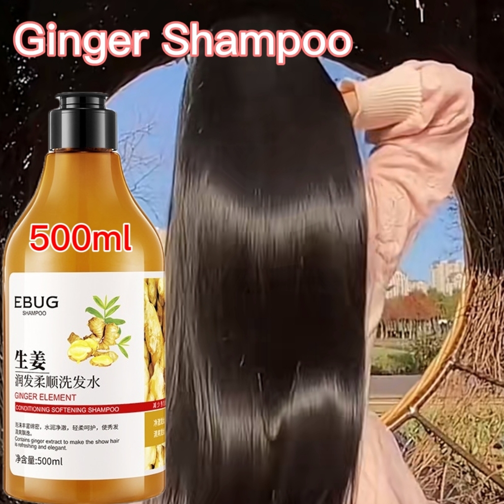 100% Original Ginger Yellow Natural Ginger Shampoo for Hair Loss Herbal ...