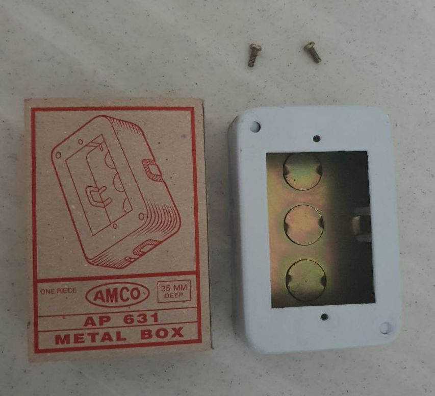 AMCO METAL SWITCH BOX 35mm DEPTH HEAVY DUTY AMCO BOX SURFACE TYPE amco-metal-switch-box-35mm-depth-heavy-duty-amco-box-surface-type