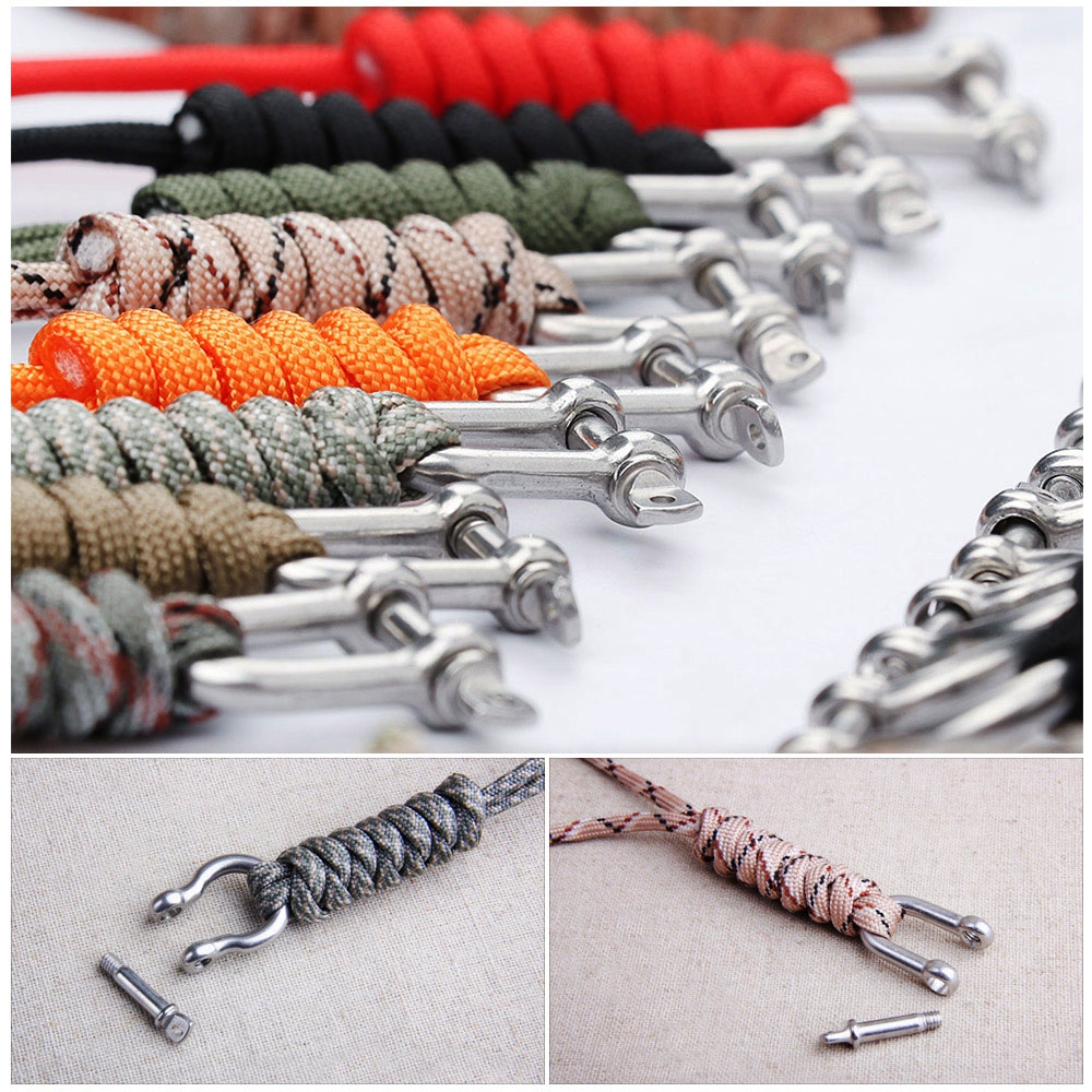 COD1x เชือกร่มกลางแจ้ง กล้อง Anti-lost Lanyard Climb Keychain Tactical ...
