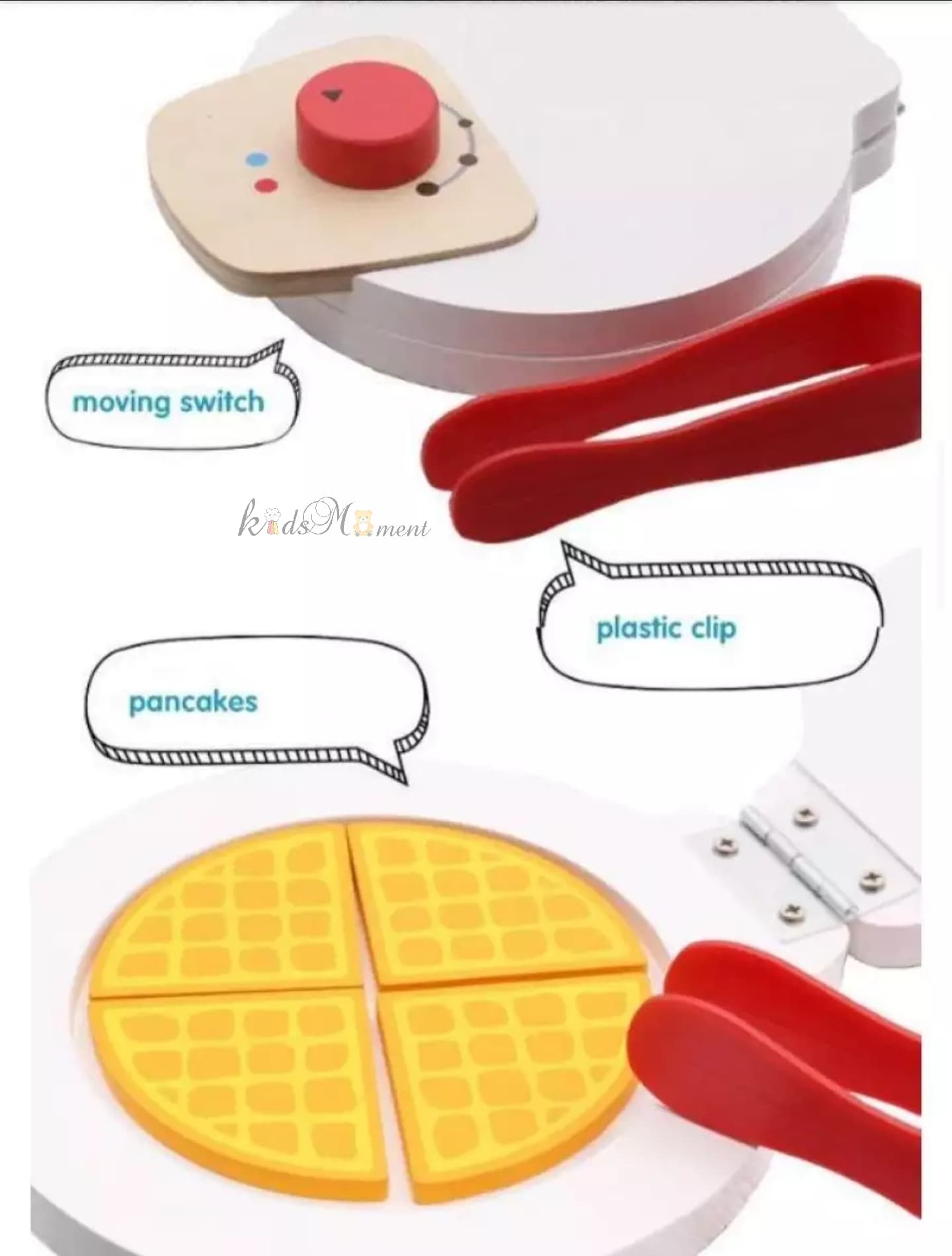 KidsMoment Wooden Pancake Maker Toy | Lazada PH