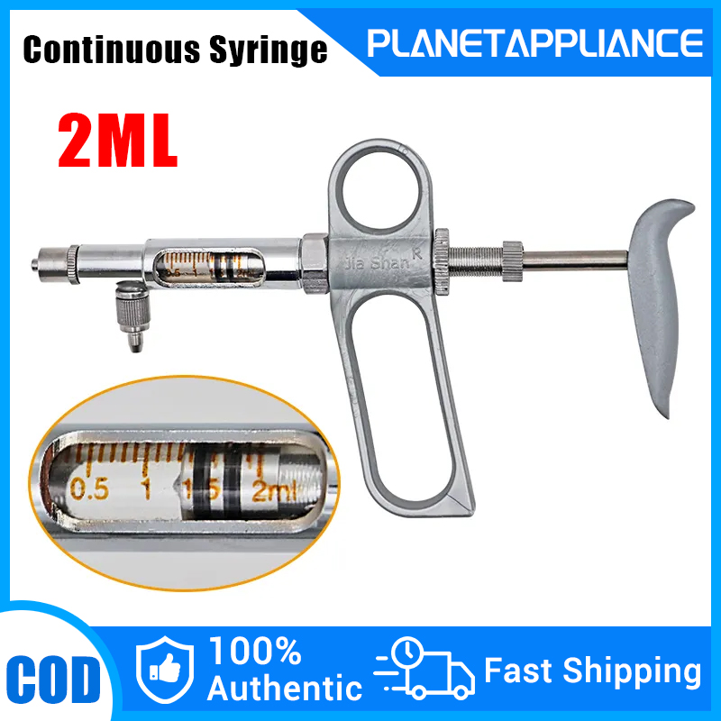 2ML Automatic syringe injector Continuous vaccinator for pig chicken ...