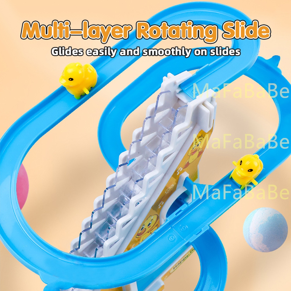 [legit] 【9 Ducks】Duck Climbing Stairs Track Toy Children's Electronic Educational Boy Girl ...